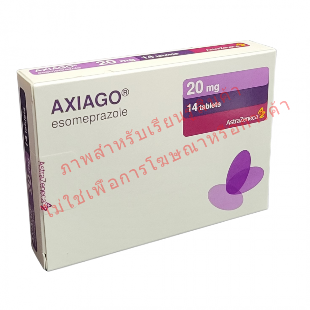 Axiago Esomeprazole 20 mg 14′s สูตรnexium