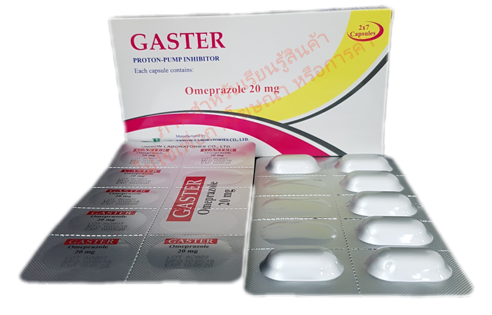 GASTER omeprazole 20 mg 2*7′s