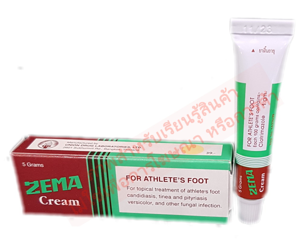 ZEMA CREAM 5 g หลอดเล็ก clotrimazole(HEAD CD)