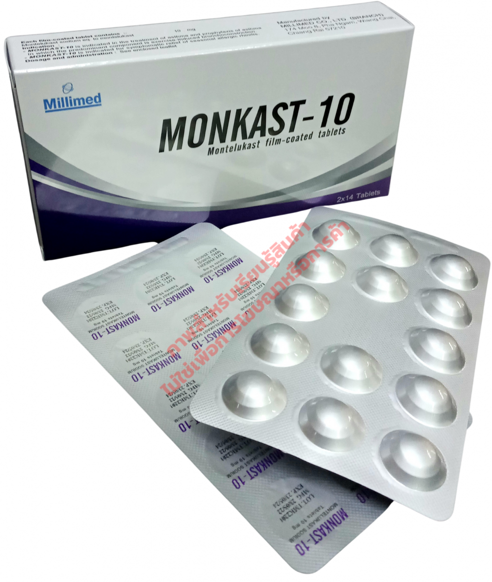 MONKAST-10 montelukast 10 mg 2*14′s