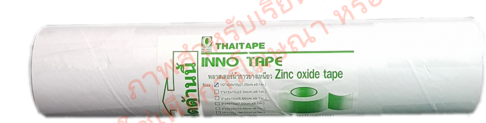 INNO TAPE 1/2"*10 yrds แท่งเขียว เดือยไก่ กระบอก 24′s