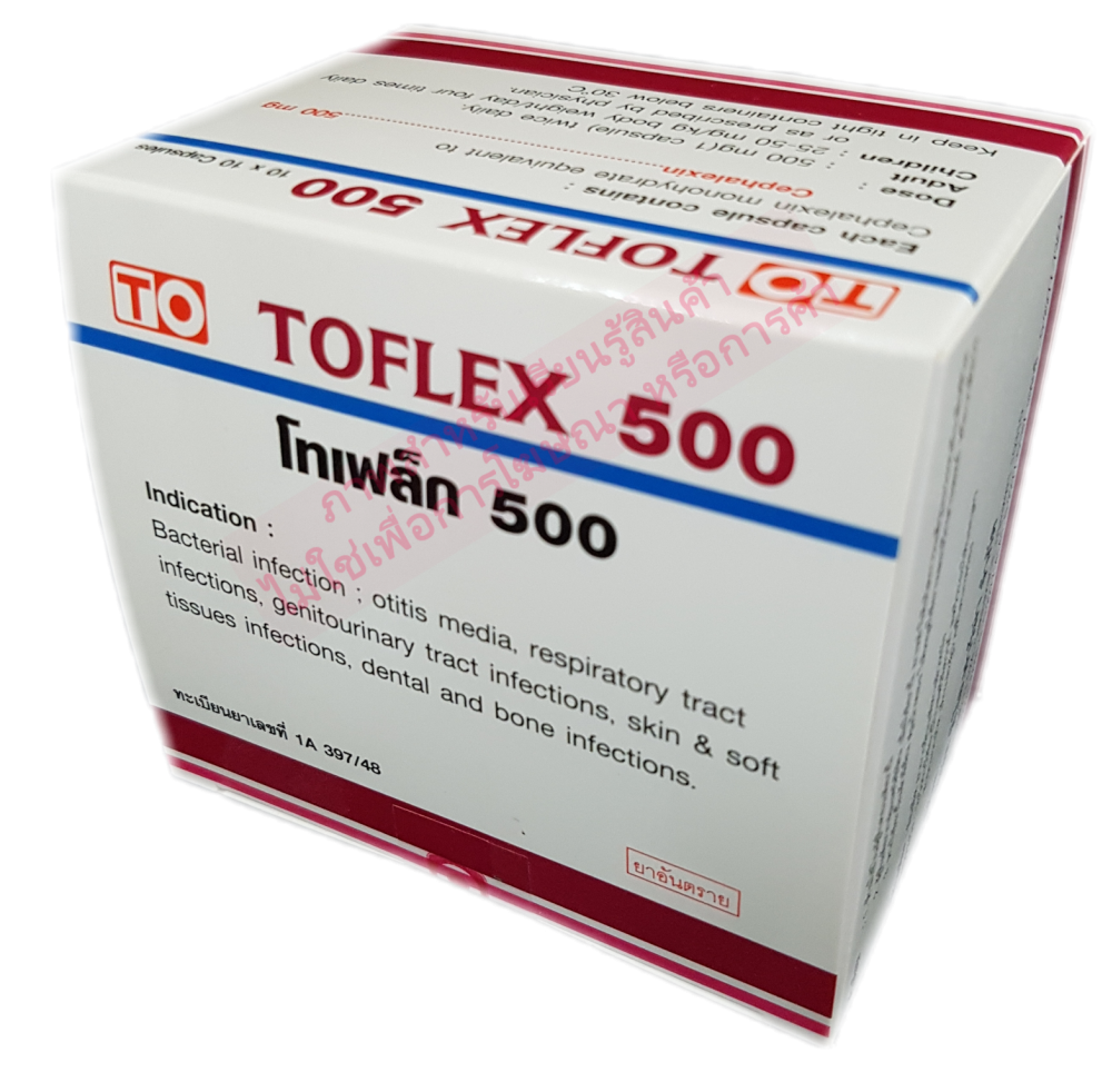 TOFLEX 500 mg cephalexin 10*10 ′s *(L34)