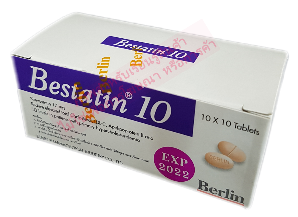BESTATIN 10 simvastatin 10 mg 10*10′s (K42)