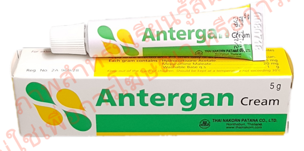 ANTERGAN CREAM 5 G TNP hydrocortisone +mepyramine(F16) ยกโหลถูกลง