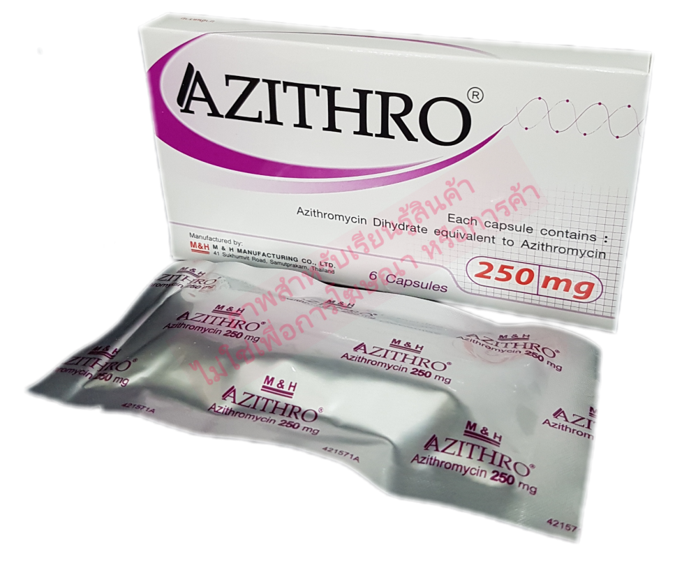 AZITHRO 6′ s M&H azithromycin 250 mg